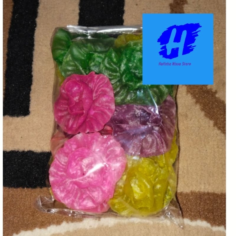 Jual PARERED/KEMBANG ROSE/KERUPUK DAPROS MENTAH isi 20 pcs (FREE KARDUS ...