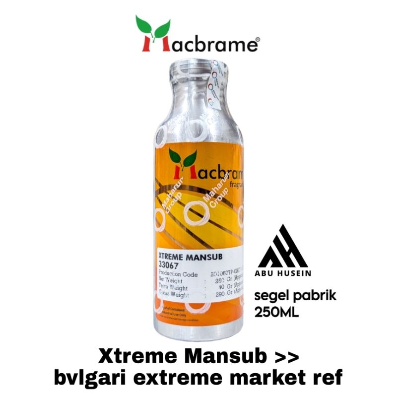 Jual XTREME MANSUB // bvlgari extreme 250ML SEGEL PABRIK PRODUK ...