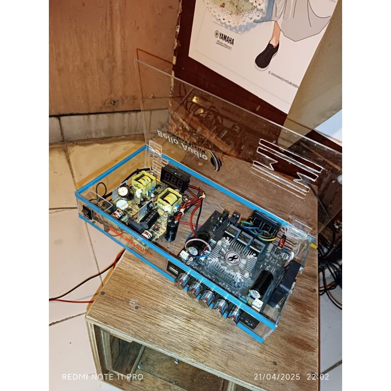 Jual Box amplifier Clas D menggunakan akrilik custom | Shopee Indonesia