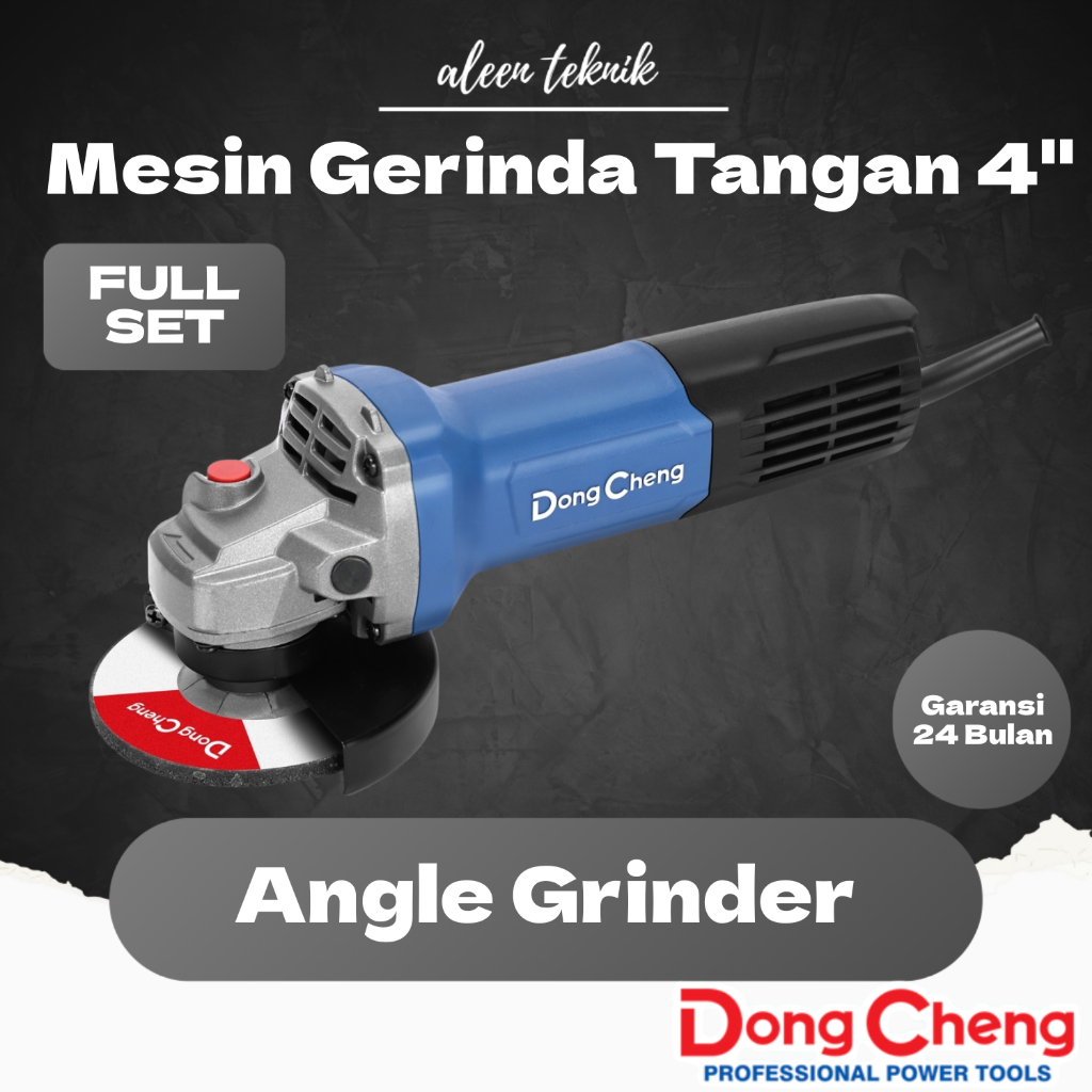 Jual Mesin Gerinda Tangan 4" DONGCHENG DSM21-100BC Angle Grinder Dong ...