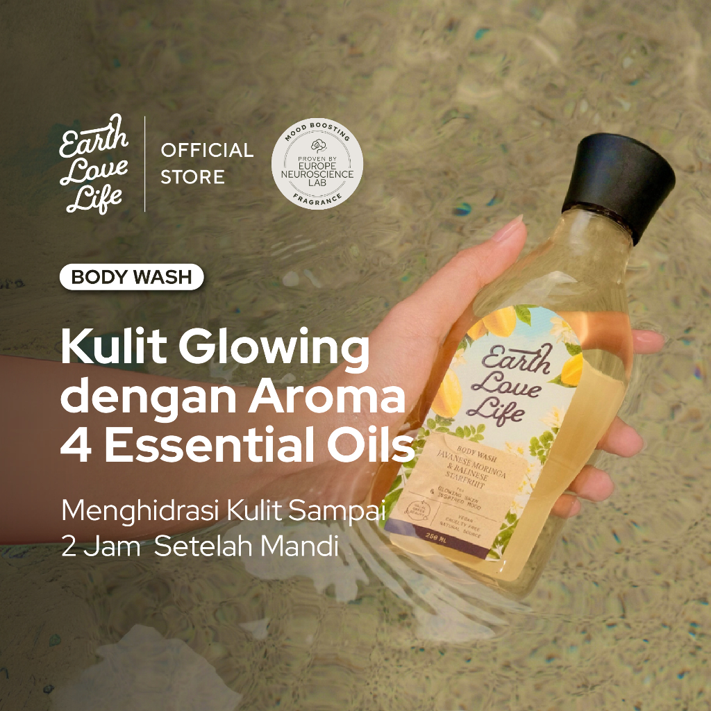 Jual Earth Love Life Javanese Moringa & Balinese Starfruit Body Wash ...