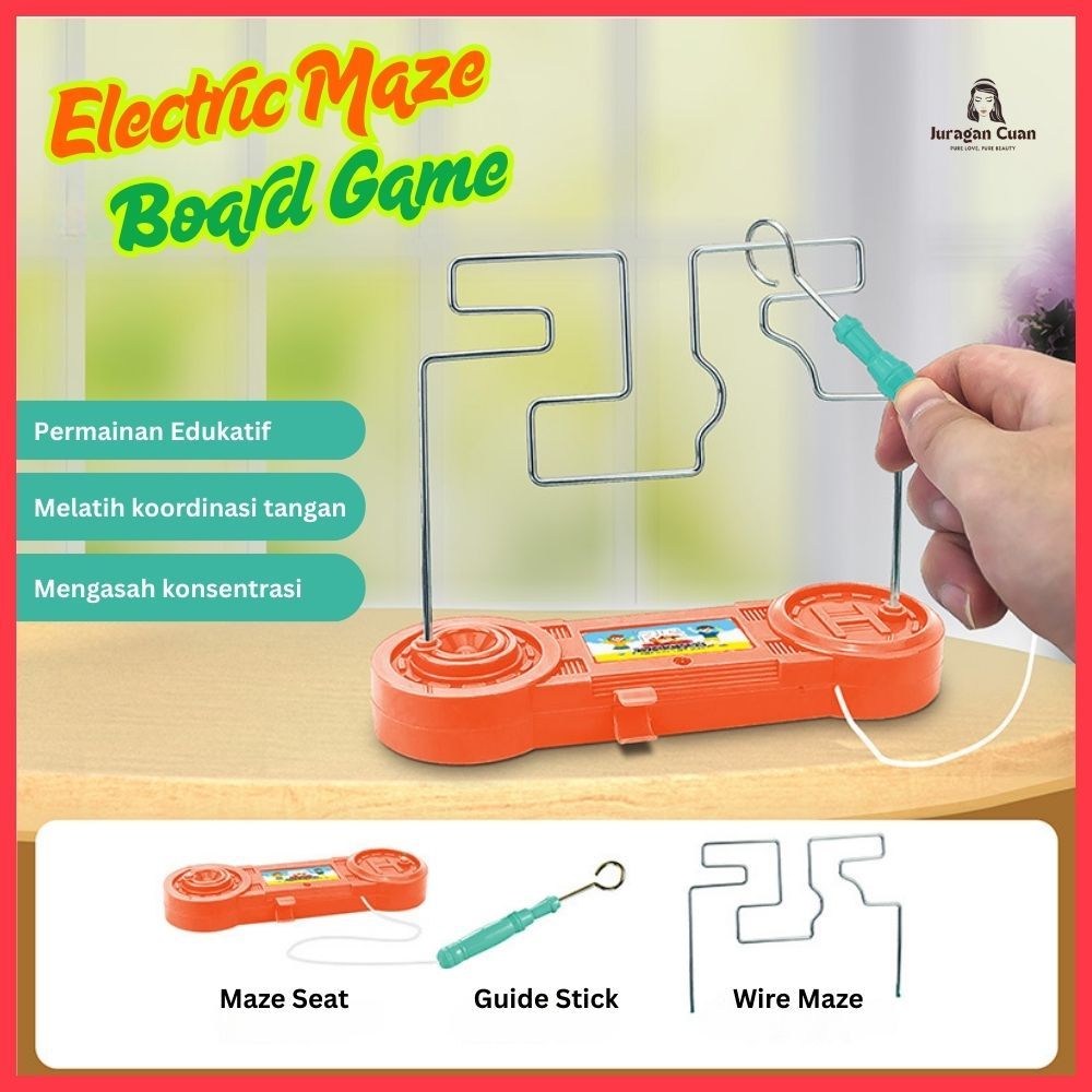 Jual PERMAINAN ELECTRIC MAZE BOARD GAME ANAK-ANAK LABIRIN ELEKTRIK ...