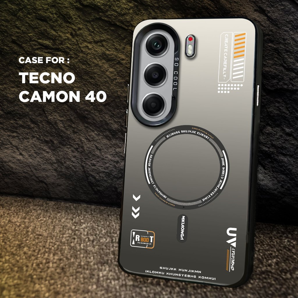 Jual CASE IMD HOLOGRAM TECNO CAMON 40 - Motif MAGSAFE - Casing hp ...