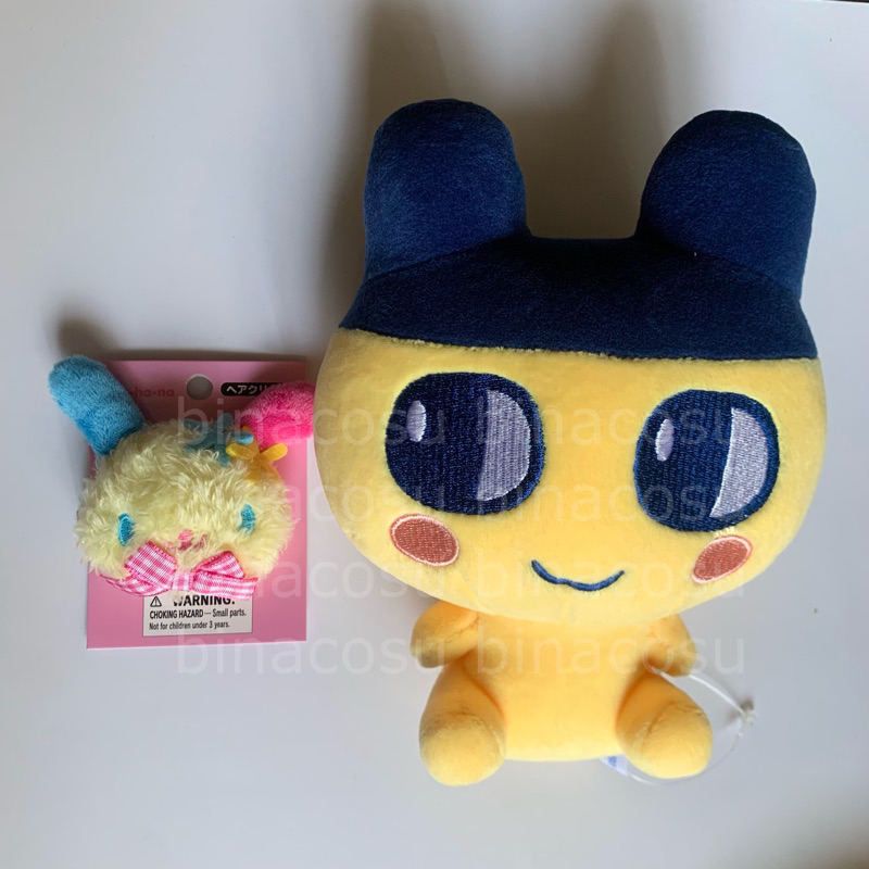 Jual wts plushie mametchi tamagotchi usahana hair clip | Shopee Indonesia