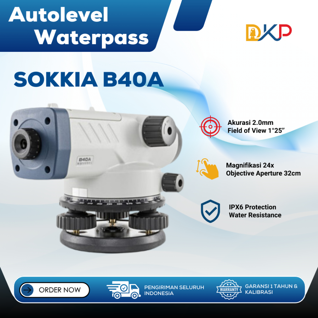 Jual Waterpass SOKKIA B40A / Autolevel / Automatic Level SOKKIA B40A Complete Set | Shopee Indonesia