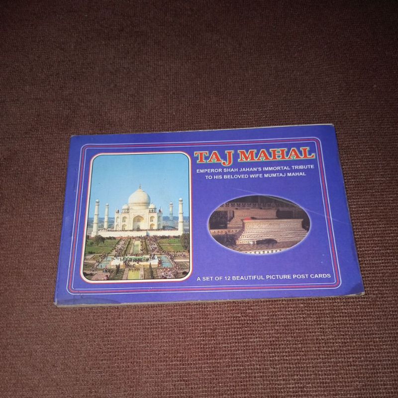 Jual BUKU POST CARD TAJ MAHAL - A SET 12 BEAUTIFUL PICTURE POST CARDS ...