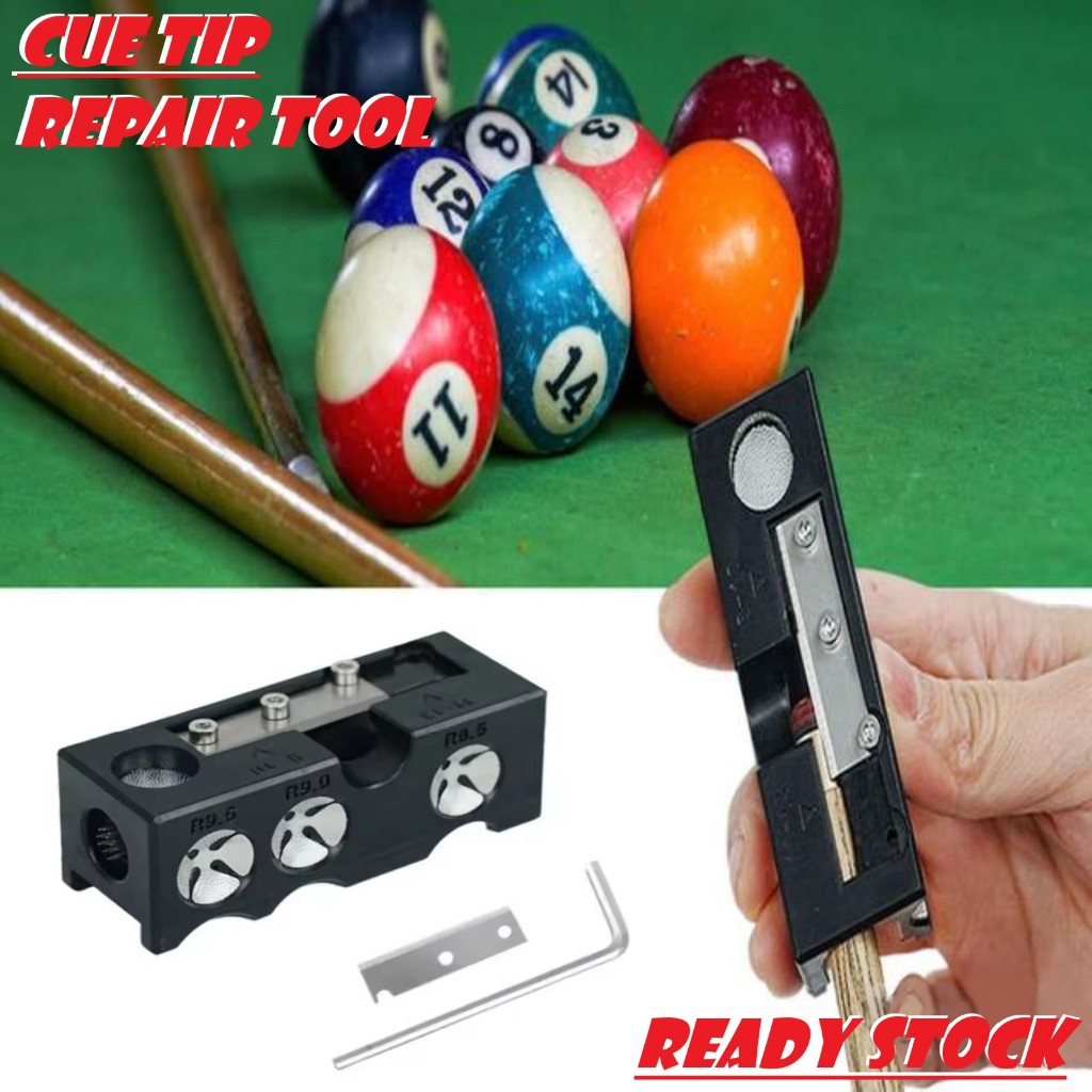 Jual Alat Reparasi Tip Stick Billiard Ori Stik 11 in 1 Multifunctional ...