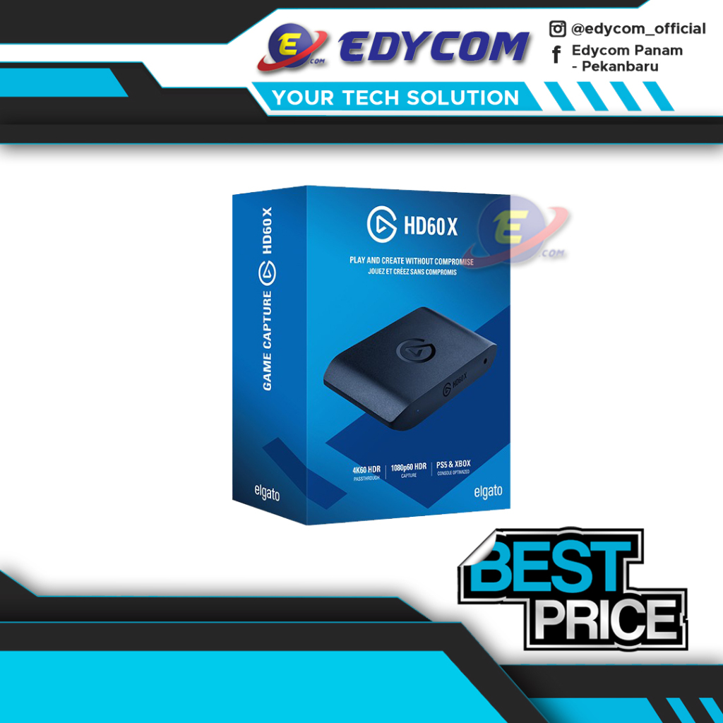 Jual Elgato HD60X HDR10 Game Capture Card Stream and Record - HD60 X ...