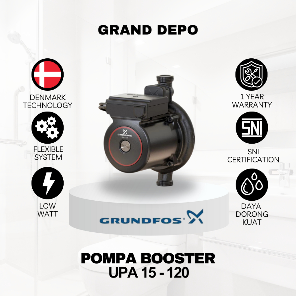 Jual Grundfos Pompa Air Booster UPA 15 120 / Pompa Dorong Grundfos ...