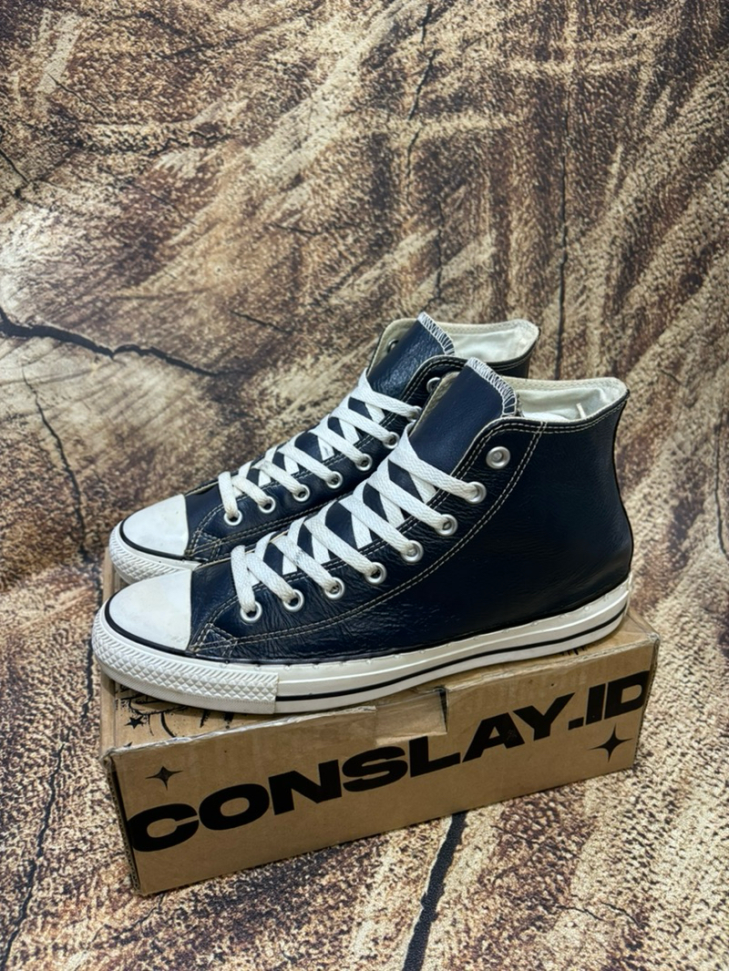 Jual Converse CT Hi Dark Navy Leather ( Size 43 ) | Shopee Indonesia