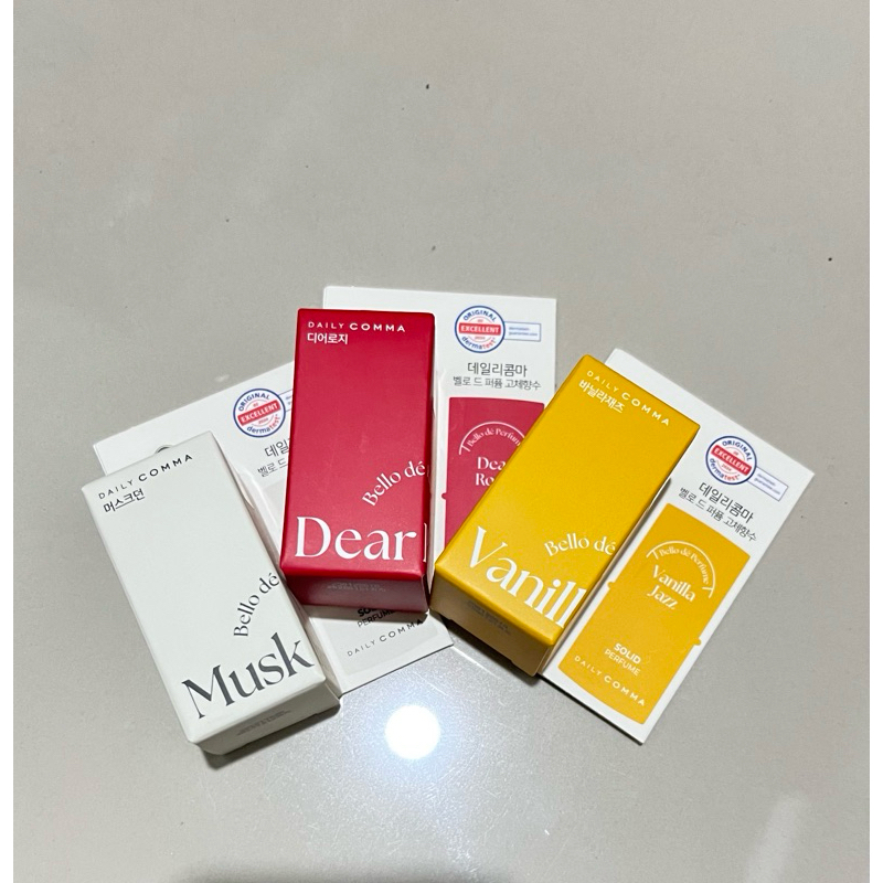 Jual Ori jastip Korea Solid Parfum balm Daiso Daily Comma 4,7gram ...