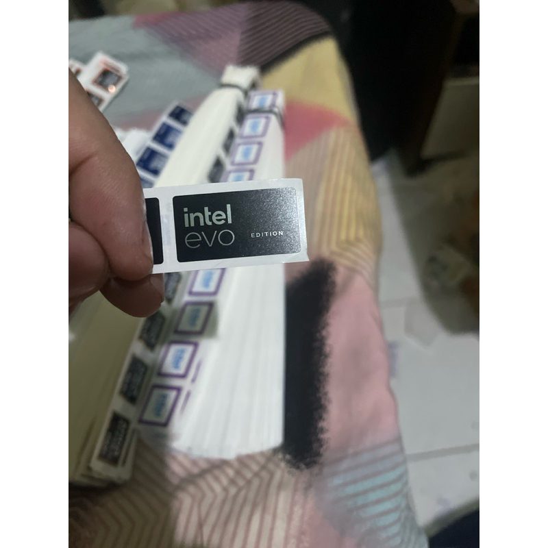 Jual Sticker stiker intel EVO edition original | Shopee Indonesia