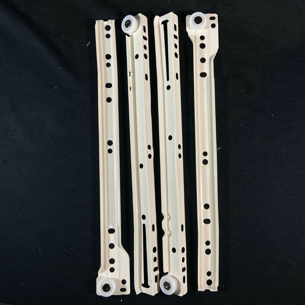 Jual FERZA Rel Laci Geser Meja Lemari Single Track Roller Slide 1 ...