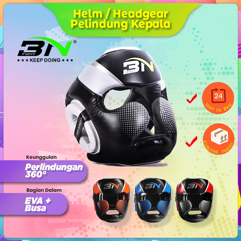 Jual Helm Tinju Pelindung Kepala Full Face | Headgear Boxing MMA Muay Thai Kickboxing Dewasa ...