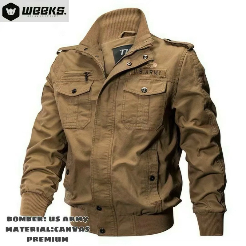 Jual JAKET US ARMY / JAKET KANVAS PRIA / JAKET MOTOR / JAKET DISTRO ...