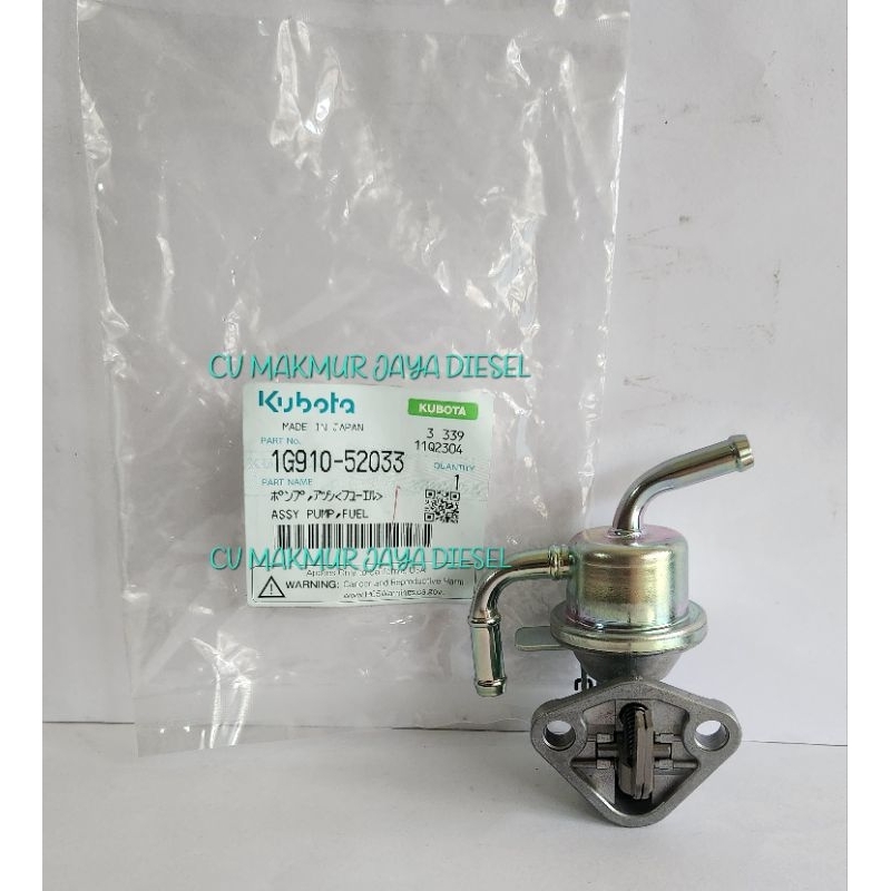 Jual Fuel Pump,Pompa Solar Manual D905 1G910-52033 Kubota | Shopee ...