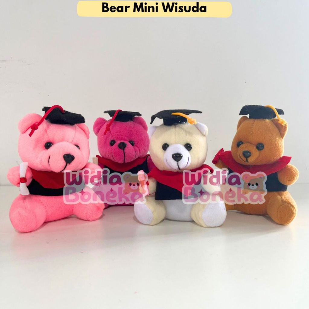 Jual Boneka graduation mini boneka wisuda mini grosir boneka kecil 15cm ...