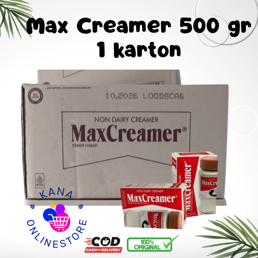Jual [DUS] Max Creamer (500 gr x 24 pak) - 1 karton -----DUSSAN ...