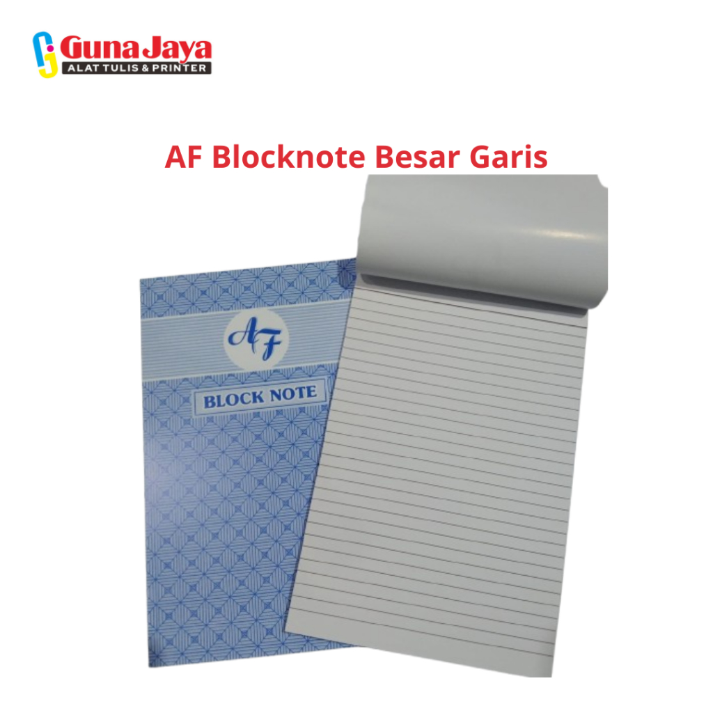 Jual AF Blocknote Besar Garis - Buku Catatan Besar Bergaris | Shopee Indonesia
