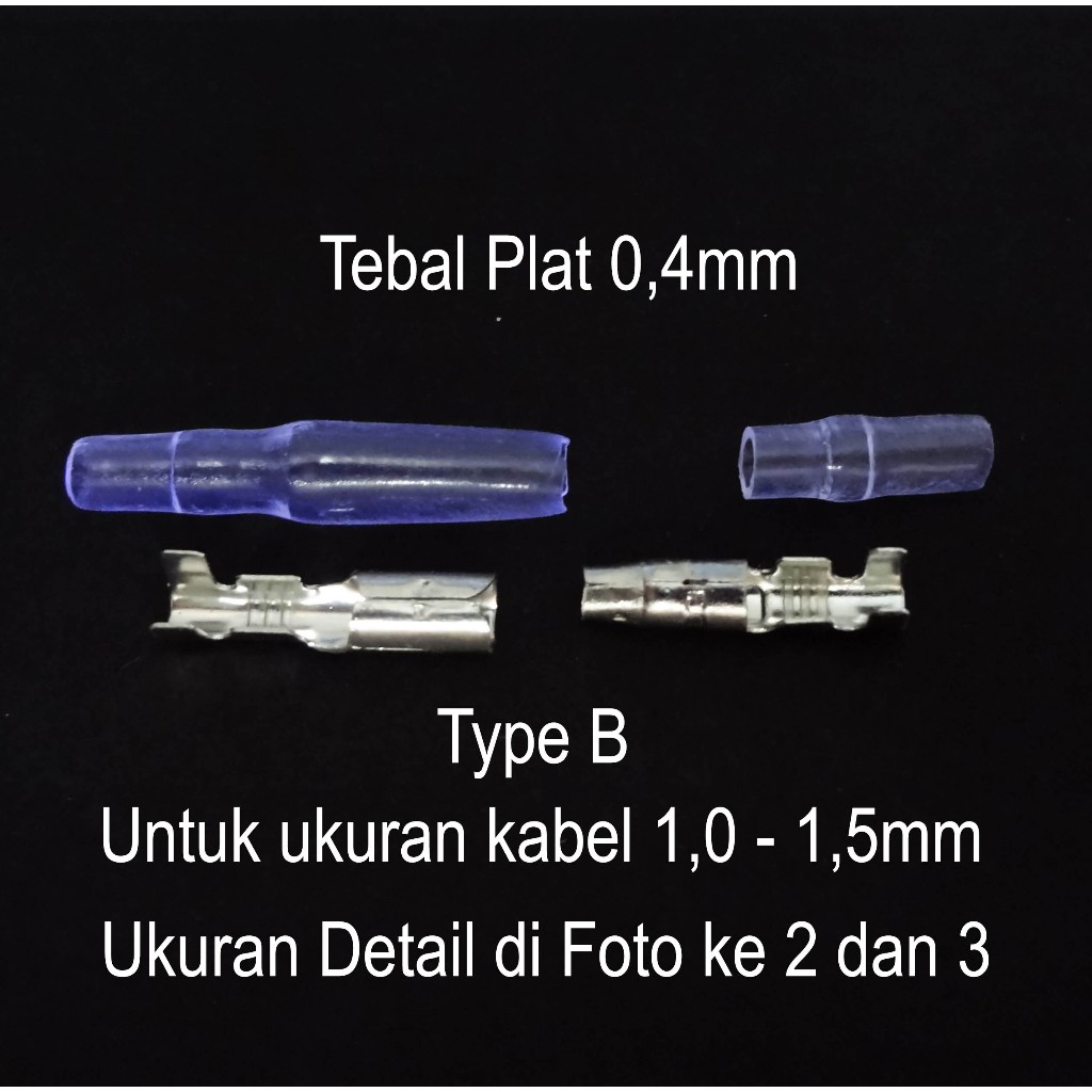 Jual Skun Kabel Bulat Connector. Tipe B. Ukuran Diameter Kabel 1,0-1,5 ...