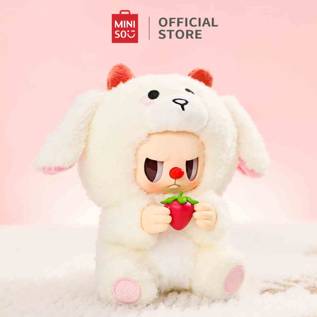 Jual Miniso X Rebel Bear Animals Collection Vinyl Face Plush Blind Box ...