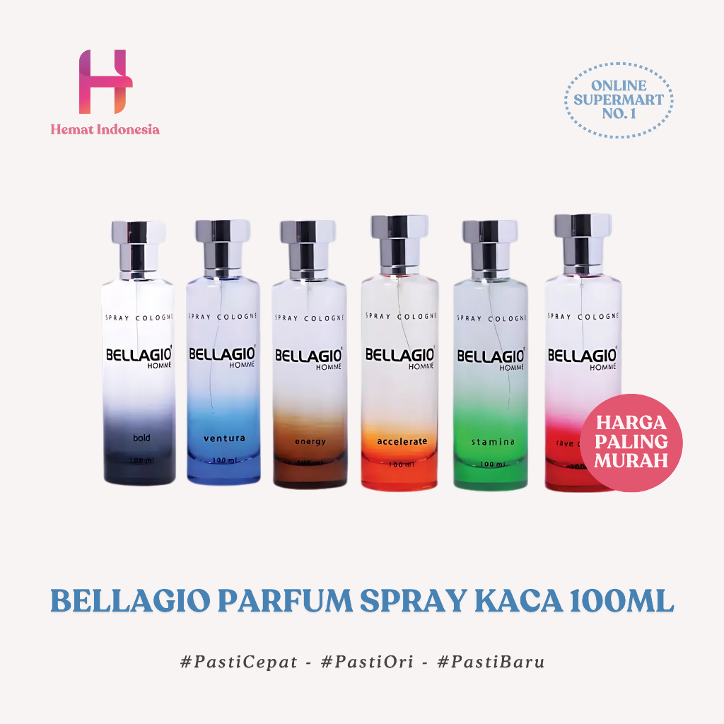 Jual BELLAGIO PARFUM BELLAGIO SPRAY COLOGNE 100 ML | Shopee Indonesia