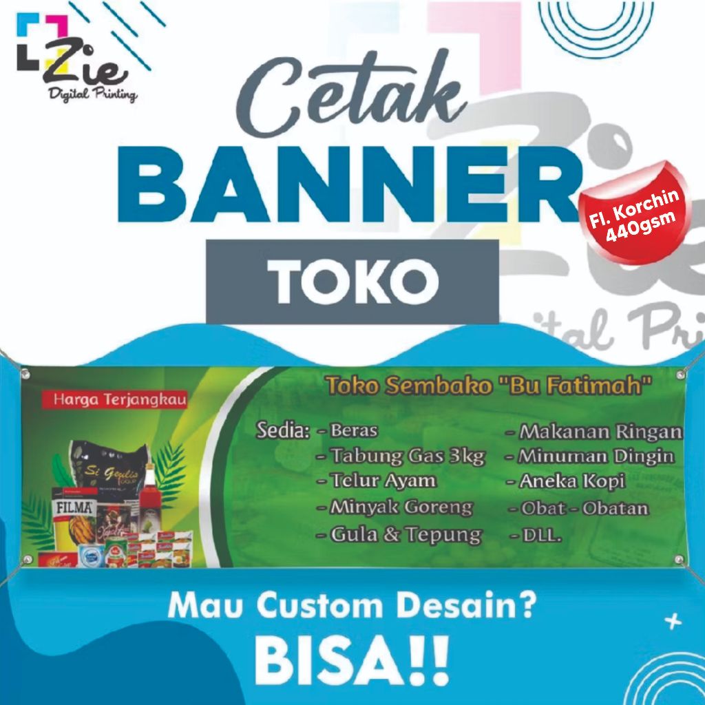 Jual Cetak Banner Toko Frontlite Bahan Korchin 440gr Spanduk Backdrop ...