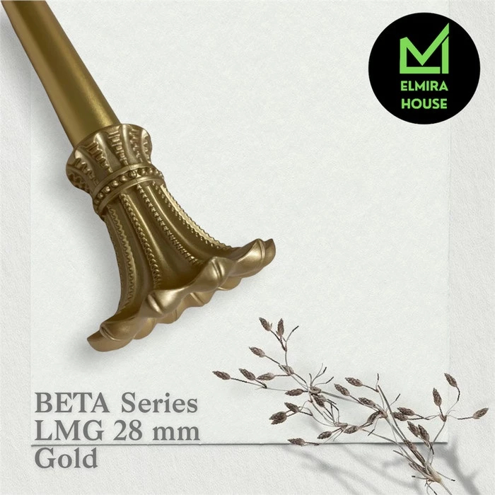 Jual Order custom Rel Beta series Gold endcap bunga | Shopee Indonesia