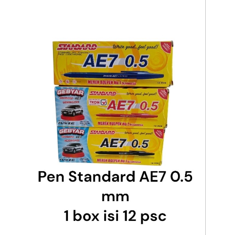 Jual Pulpen Standard AE7 0.5mm | Shopee Indonesia