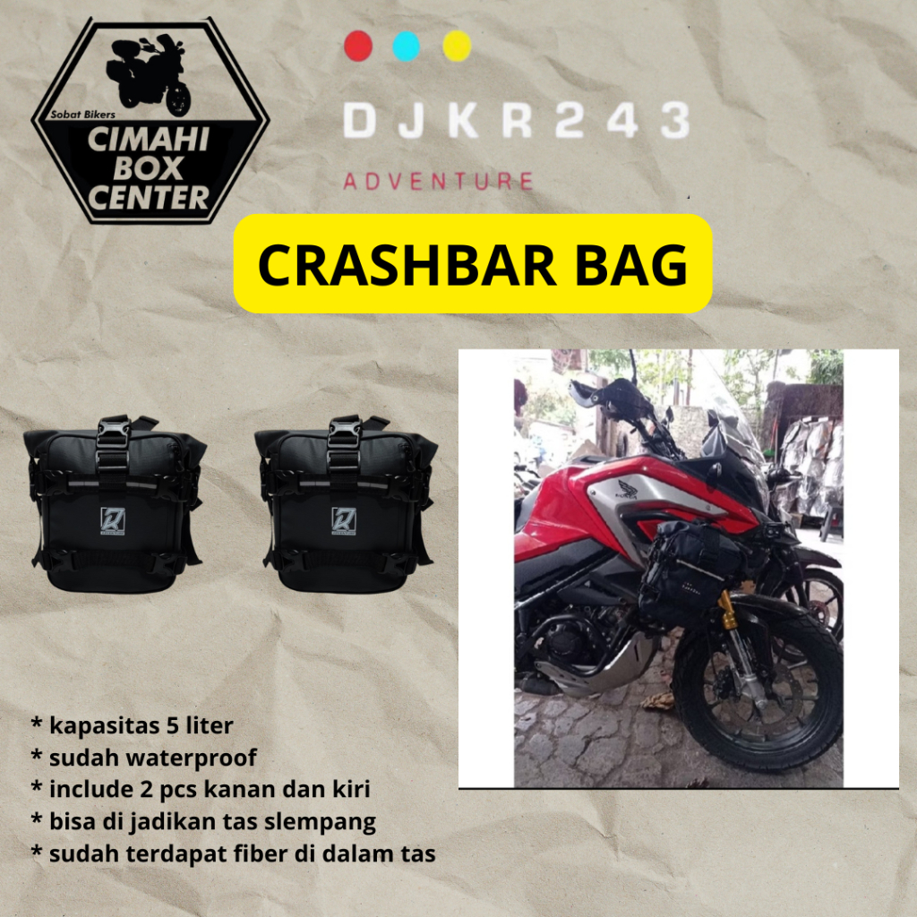 Jual Crash Bar Bag 5 Liter DJKR | Shopee Indonesia