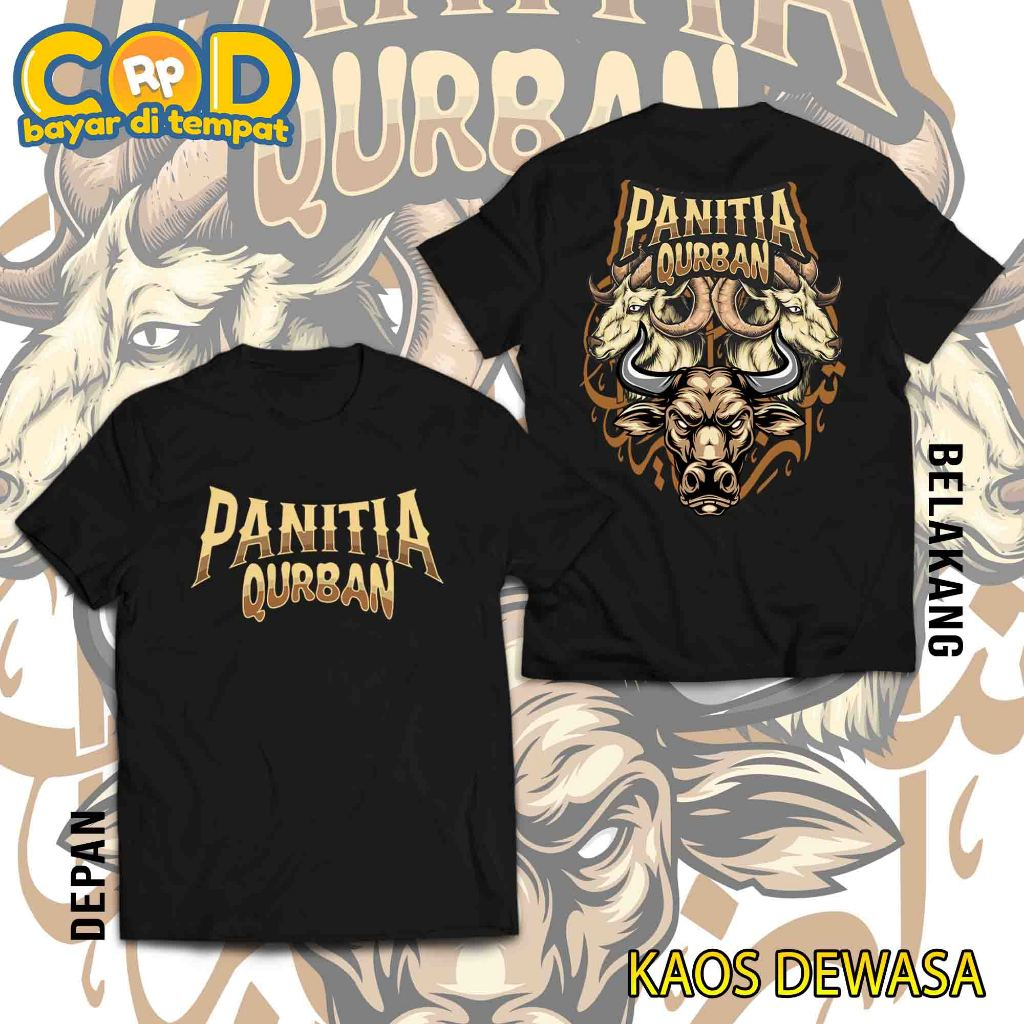 Jual Hosin Shop - Kaos Sablon Print Panitia Qurban Sapi Kambing 8 ...