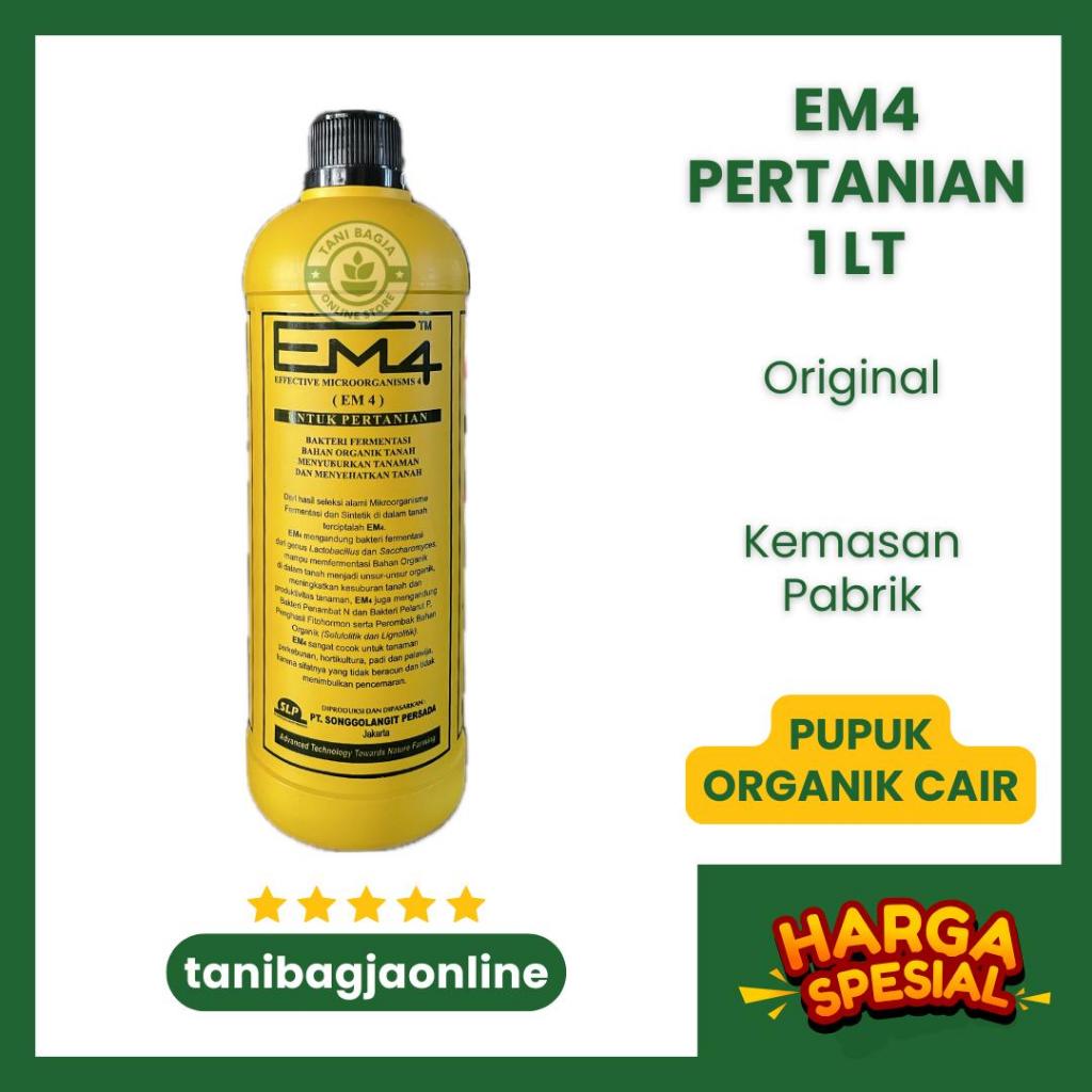 Jual PUPUK CAIR ORGANIK EM4 1 LITER FERMENTASI BAKTERI UNTUK TANAMAN ...