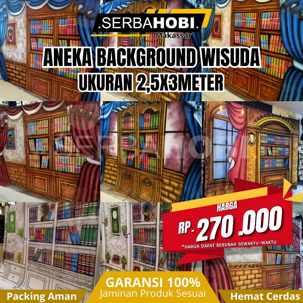 Jual Background Wisuda Kain 2,5x3 Meter | Backdrop Studio Foto | Shopee ...