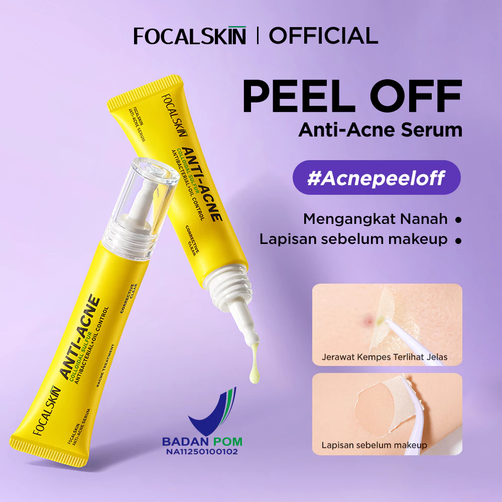 Jual FOCALSKIN Anti-Acne Serum Peel Off Acne Invisible Controls Oil ...