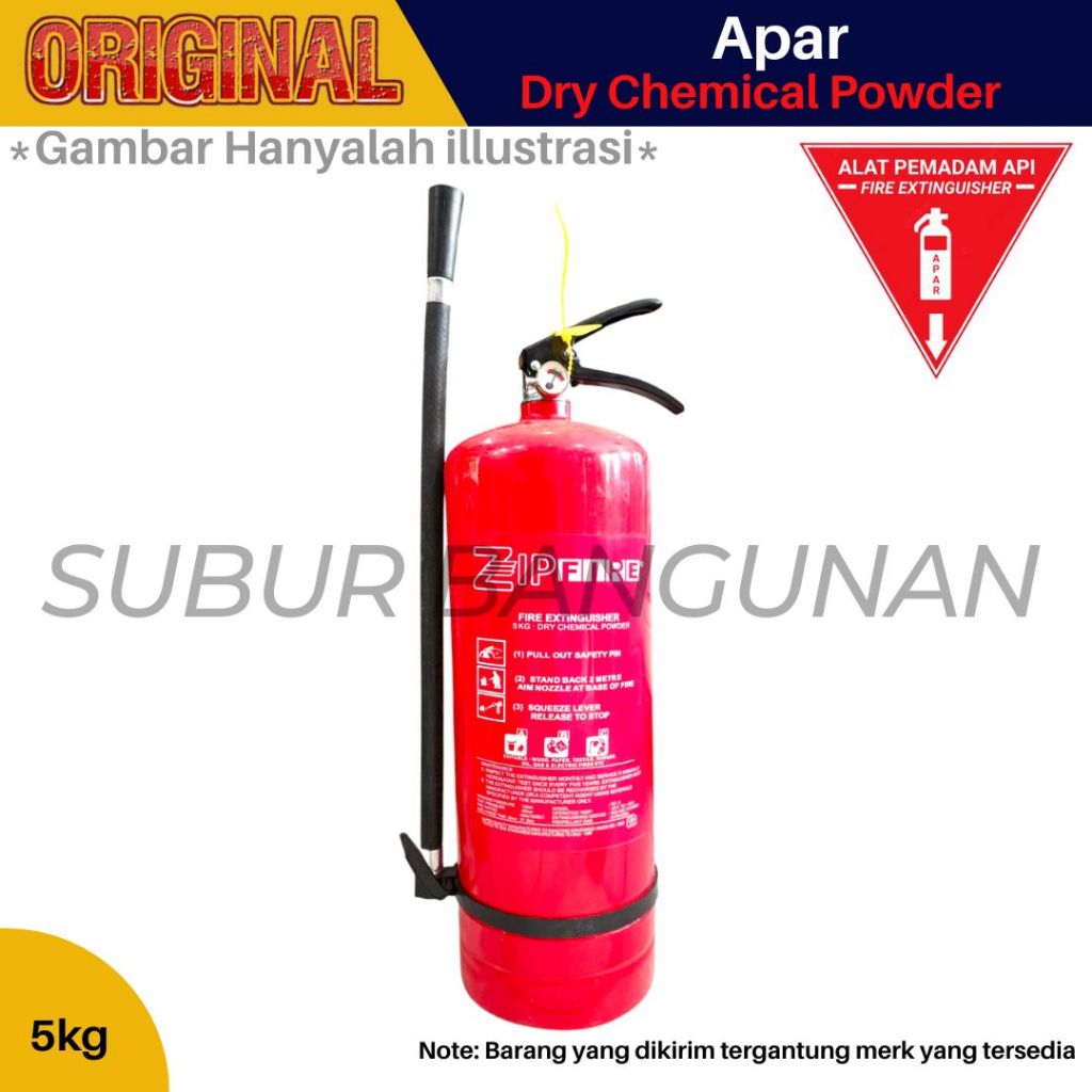 Jual APAR 5 Kg ABC Dry Powder / Alat Pemadam Api Ringan / Fire Extinguisher | Shopee Indonesia