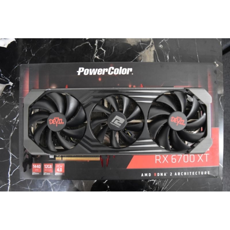 Jual VGA PowerColor Red Devil RX 6700 XT AMD Radeon Triple Fan GPU ...