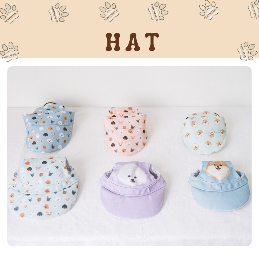 Jual Pawpiness Hat Anabul | Topi Anjing Kucing Model Clovy & Chimmy ...