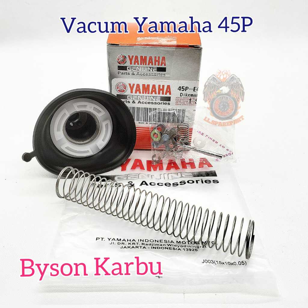 Jual Vacum Vakum Yamaha 45P Asli Original Byson Karbu Karet Fakum Facum ...