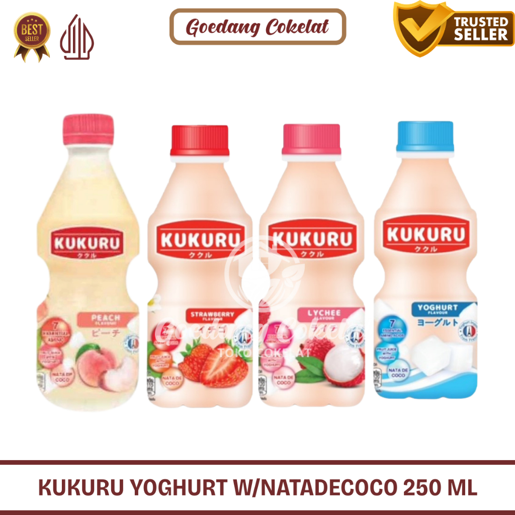 Jual Kukuru Yoghurt Drink With Natadecoco 250ml Minuman Yoghurt Perisa ...