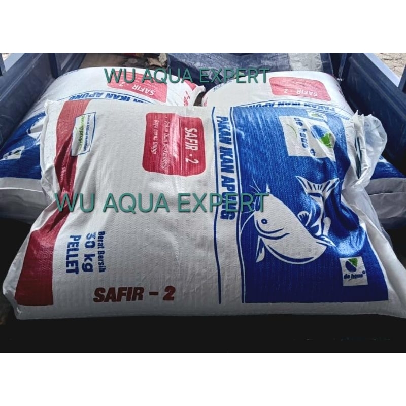 Jual 1 SAK KARUNG 30 Kg Safir, Ruby HG, Onyx SP Pakan Apung/Floating Ikan Budidaya Ikan Lele ...