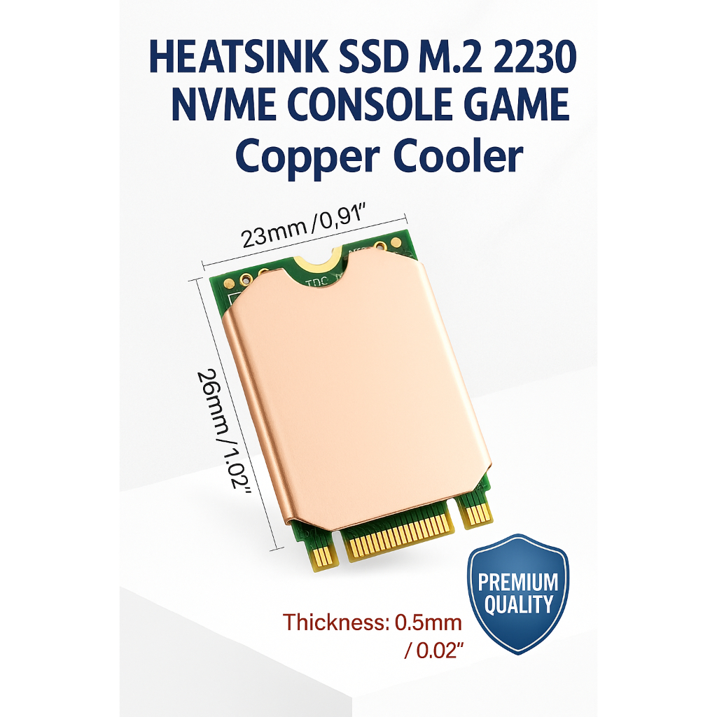 Jual Heatsink SSD M.2 2230 NVMe Copper Cooler Pendingin Konsol Game ...
