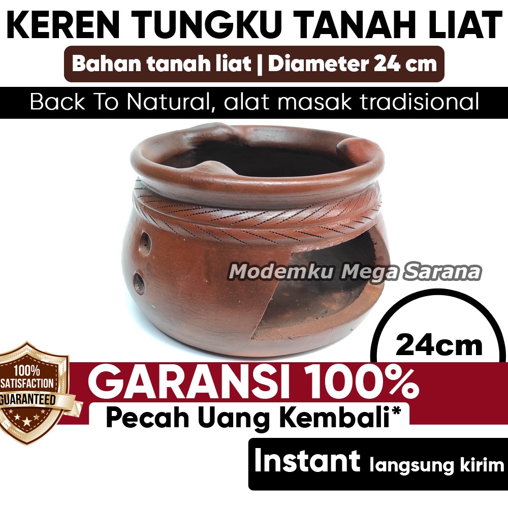 Jual Kompor Tungku Dari Tanah Liat Gerabah Tungku Kayu Bakar Kren Keren ...