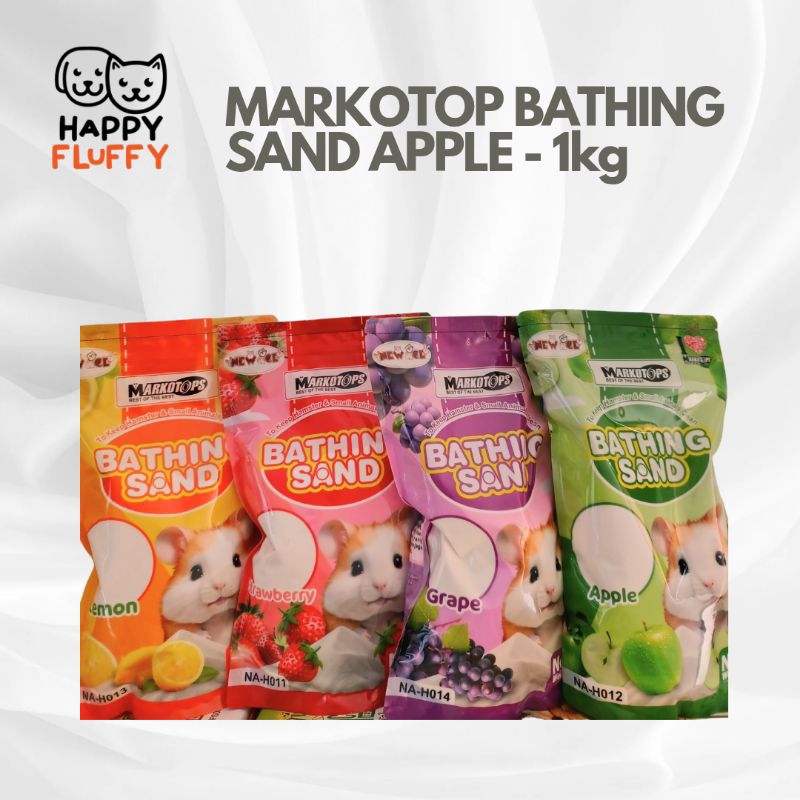 Jual Markotop Bathing Sand - Apple - 1kg | Shopee Indonesia