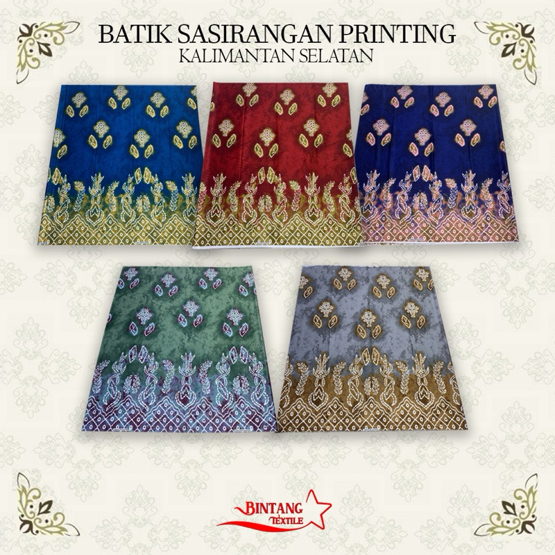 Jual Kain Batik Etnik Khas Kalsel Sasirangan Banjar Pria Wanita ...