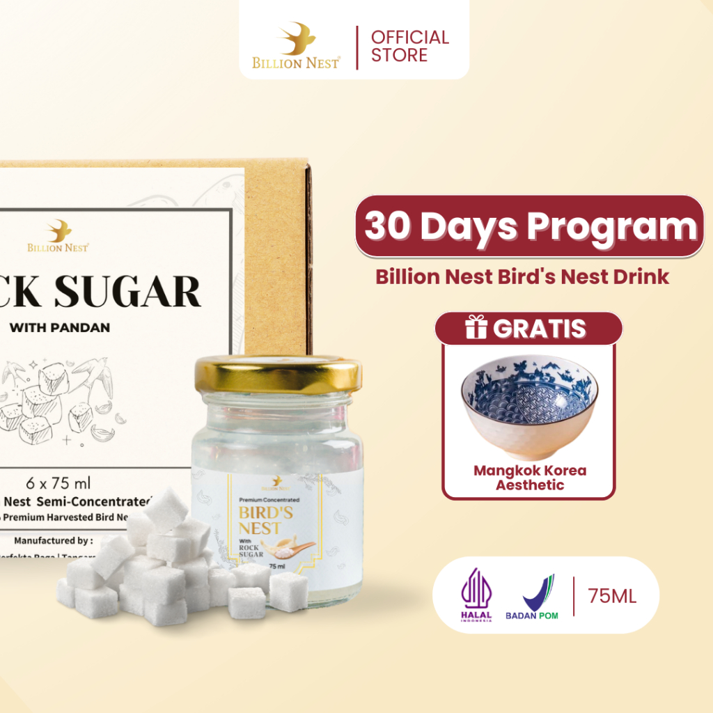 Jual BILLION NEST - Bundle Stay Fit Minuman Sarang Burung Walet - 30 ...