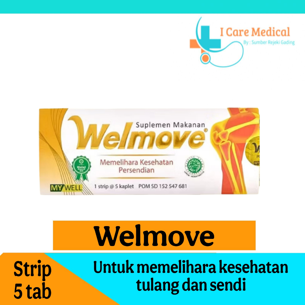 Jual Welmove Strip 5 Kaplet - Untuk Membantu Memelihara Kesehatan ...