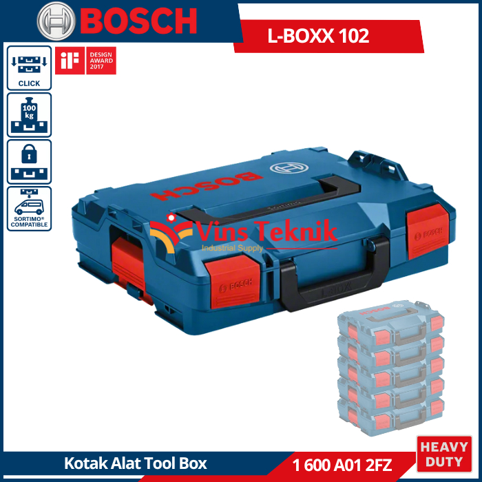 Jual Bosch L-BOXX 102 Kotak Alat Tool Box ToolBox Perkakas L-BOXX102 | Shopee Indonesia