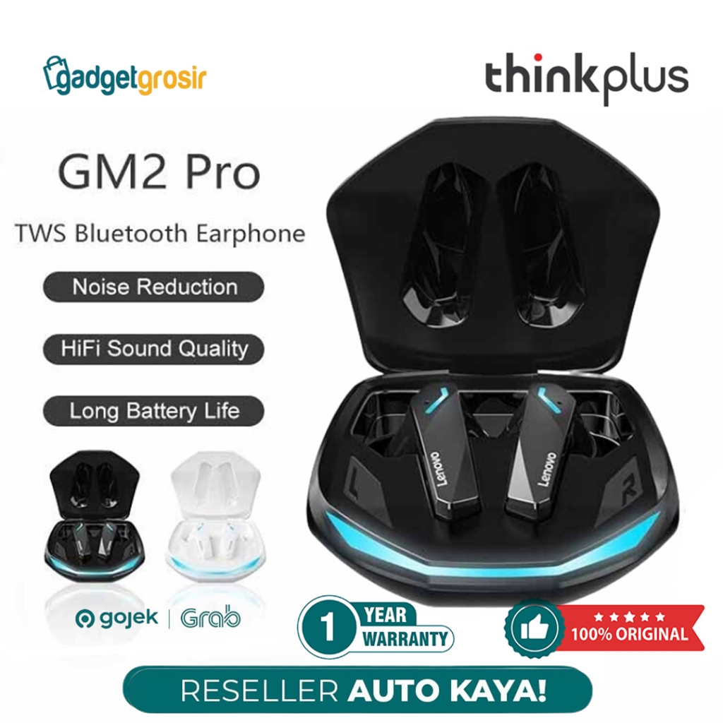 Jual TWS Thinkplus GM2 Pro Original Bluetooth Wireless ENC With Clear ...