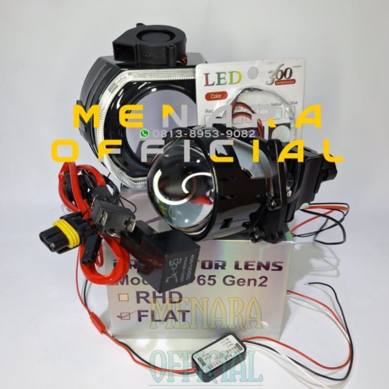 Jual biled p65 gen 2 vinyx ukuran 3 inch paket lengkap combo hemat ...