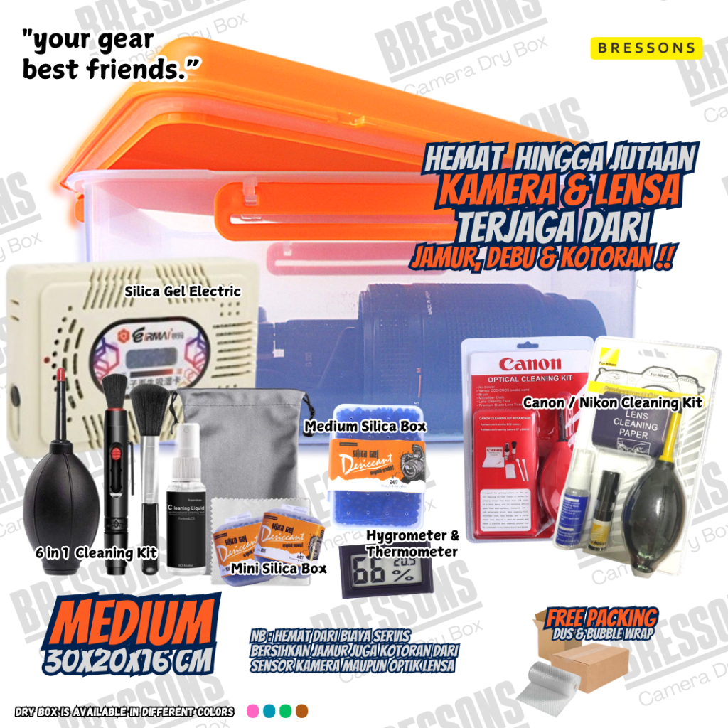 Jual [Free Bonus] Dry Box Kamera Medium | DryBox Kamera & Lensa ...